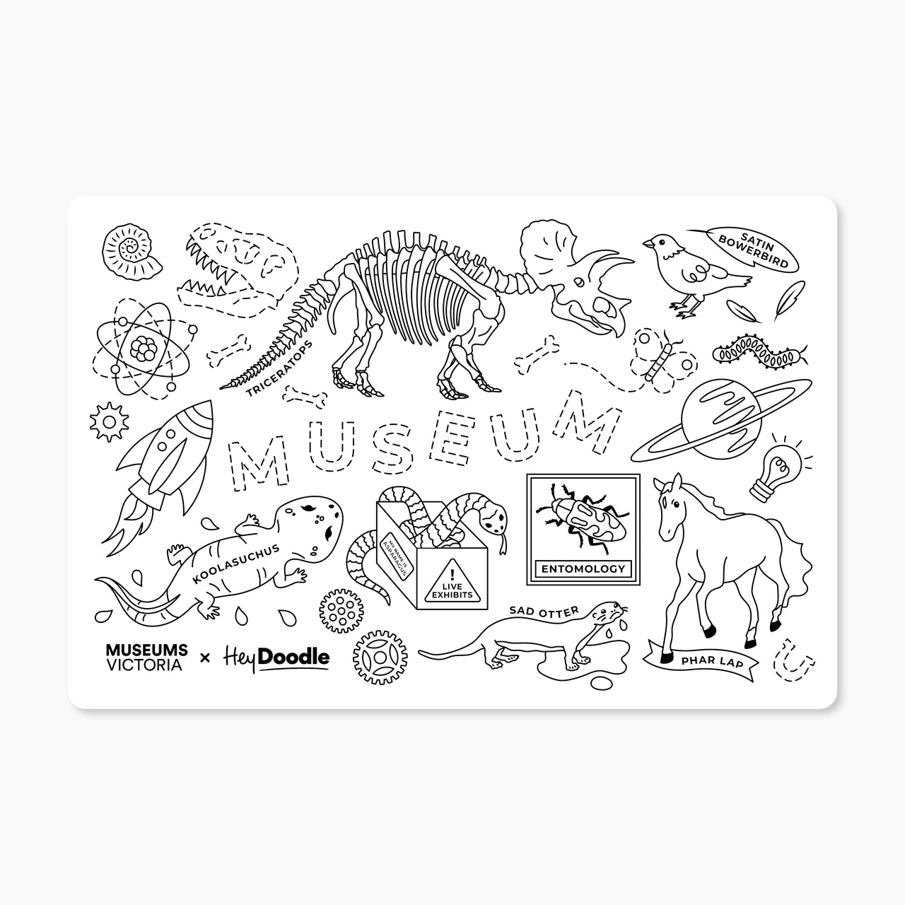 Museum Icons Reusable Minimat – Museums Victoria Store