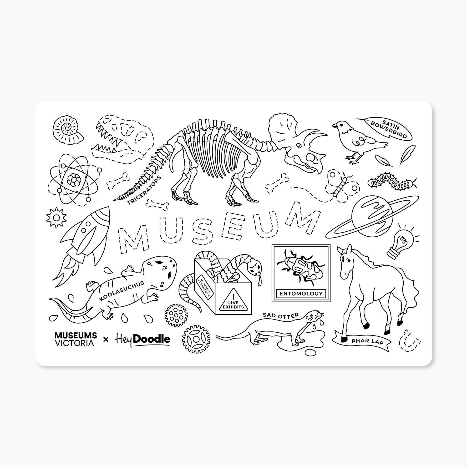 Museum Icons Reusable Minimat – Museums Victoria Store