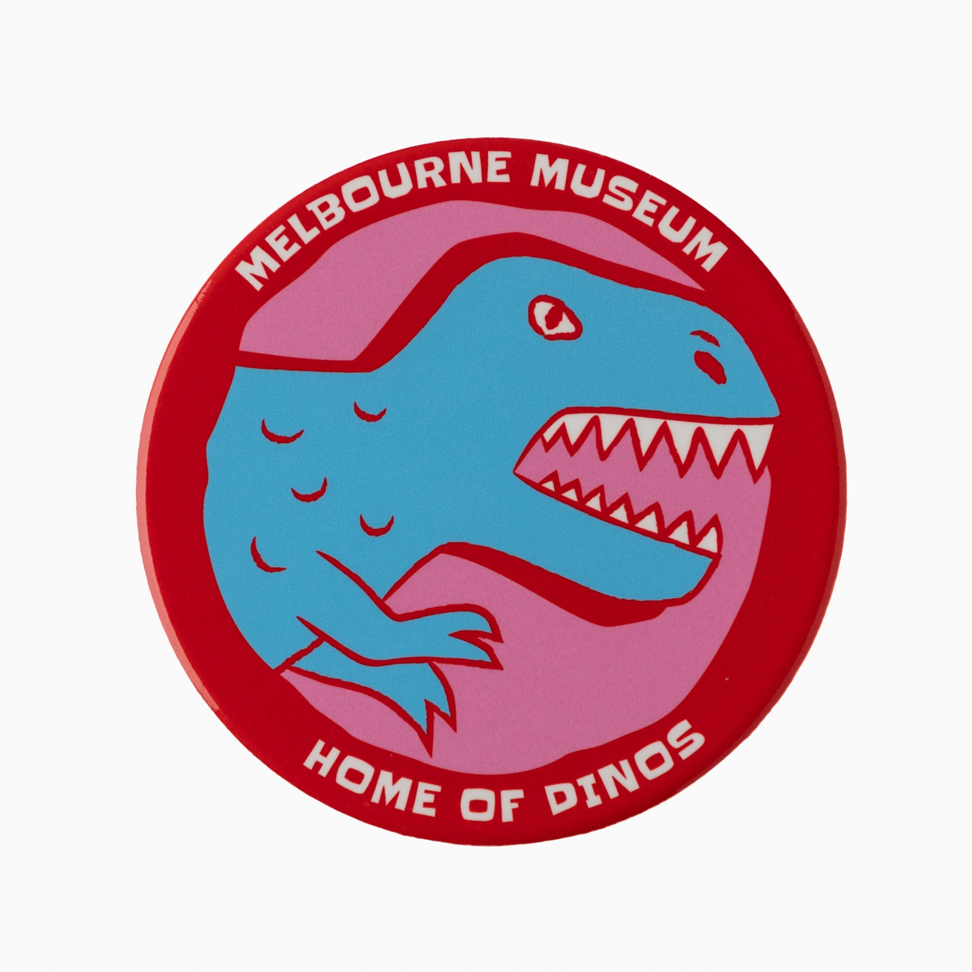 Melbourne Museum Logo Home Of Dinos White T. Rex Tee – Museums