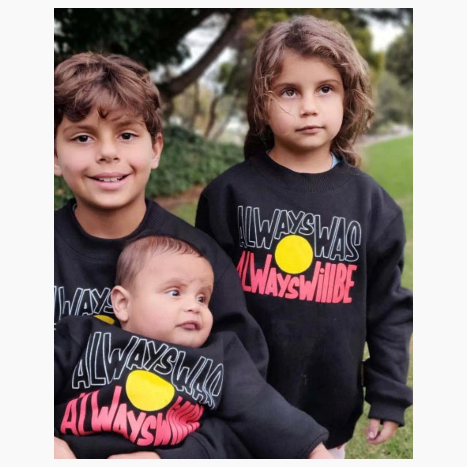 Kids Always Was Always Will Be Crew Jumper – Museums Victoria Store