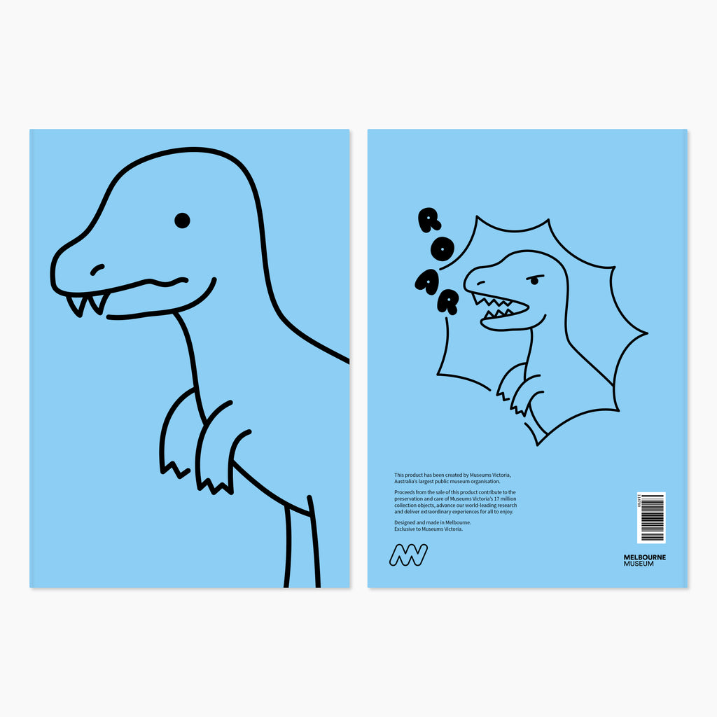Melbourne Museum Dinosaur Kids Softcover Notebook – Museums Victoria Store