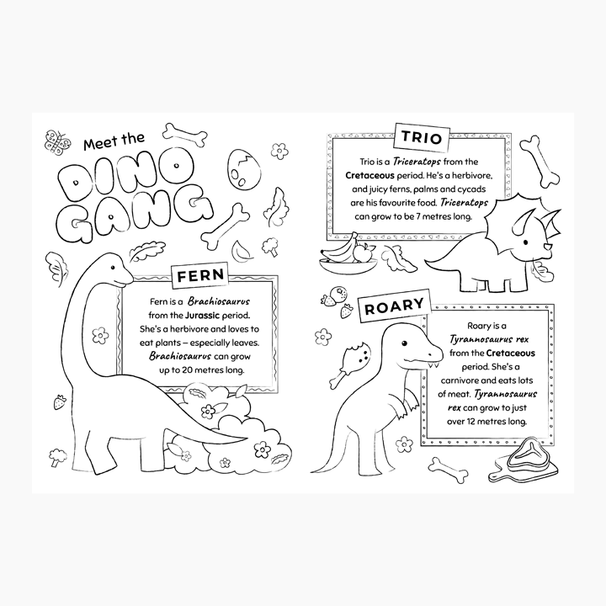 Dino Gang Colouring & Activity Book – Museums Victoria Store