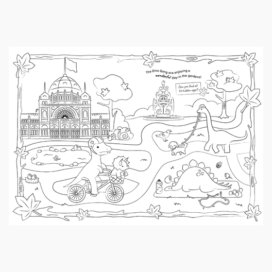 Dino Gang Colouring & Activity Book – Museums Victoria Store