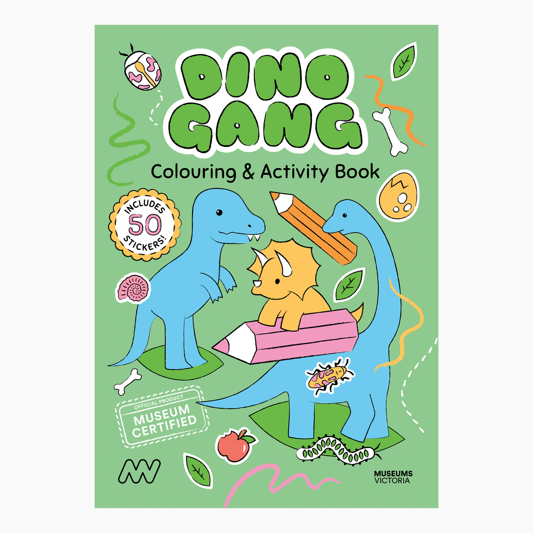 Dino Gang Colouring & Activity Book – Museums Victoria Store