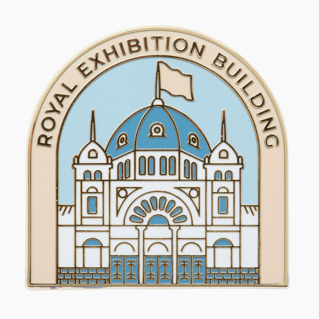 Royal Exhibition Building Enamel Pin – Museums Victoria Store
